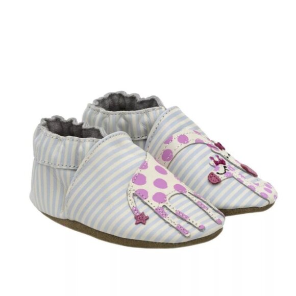 Robeez | Shoes | Nib Robeez Girls Reach For The Stars Soft Sole Shoes ...